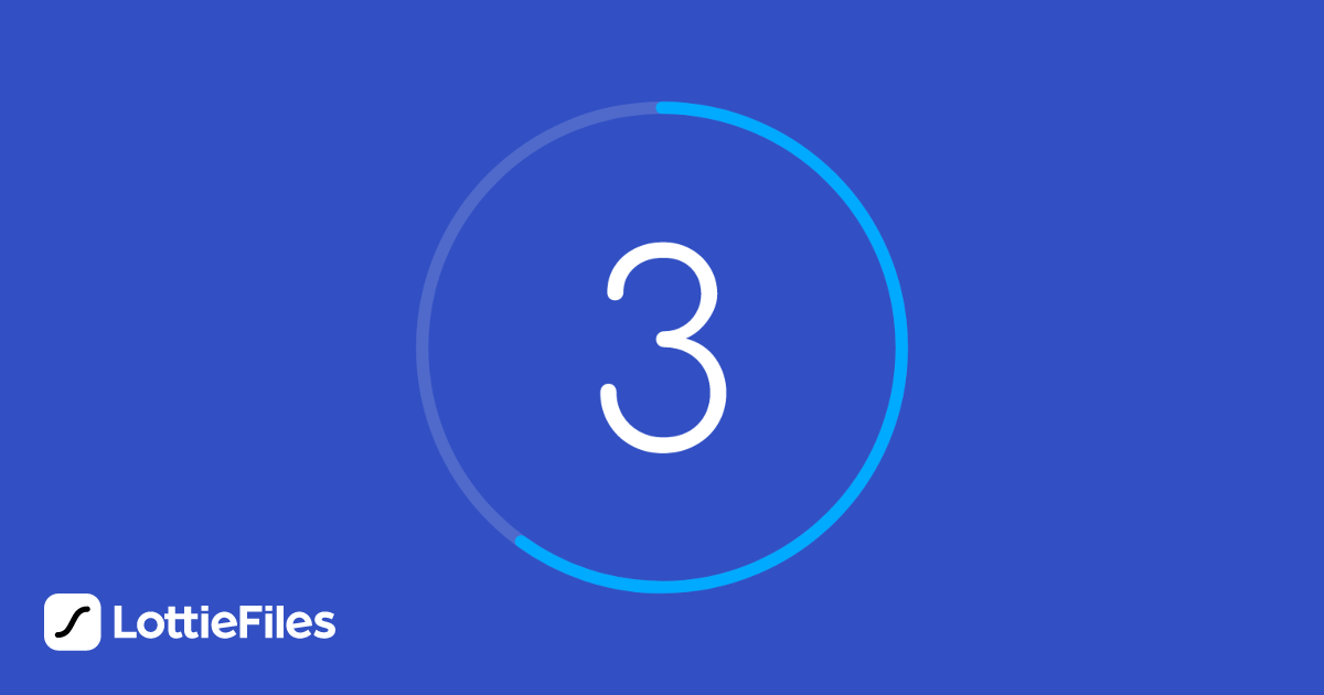 Free 5s countdown Animation by Feng Pan | LottieFiles