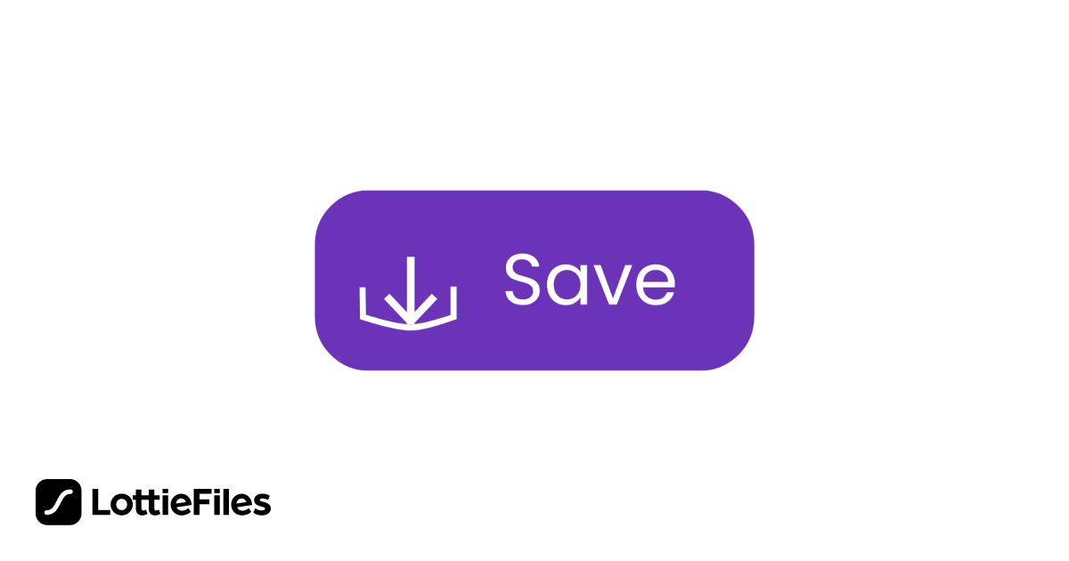 Free Save animated button Animation by Martin Ilievski | LottieFiles