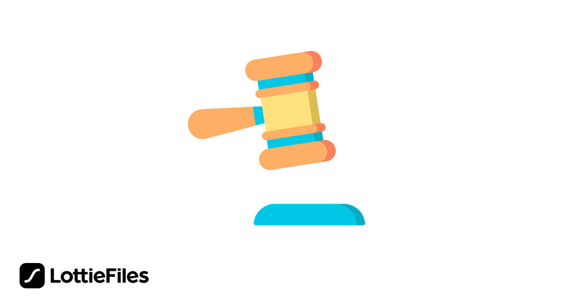 Free Auction Gavel Animation by Marie West | LottieFiles