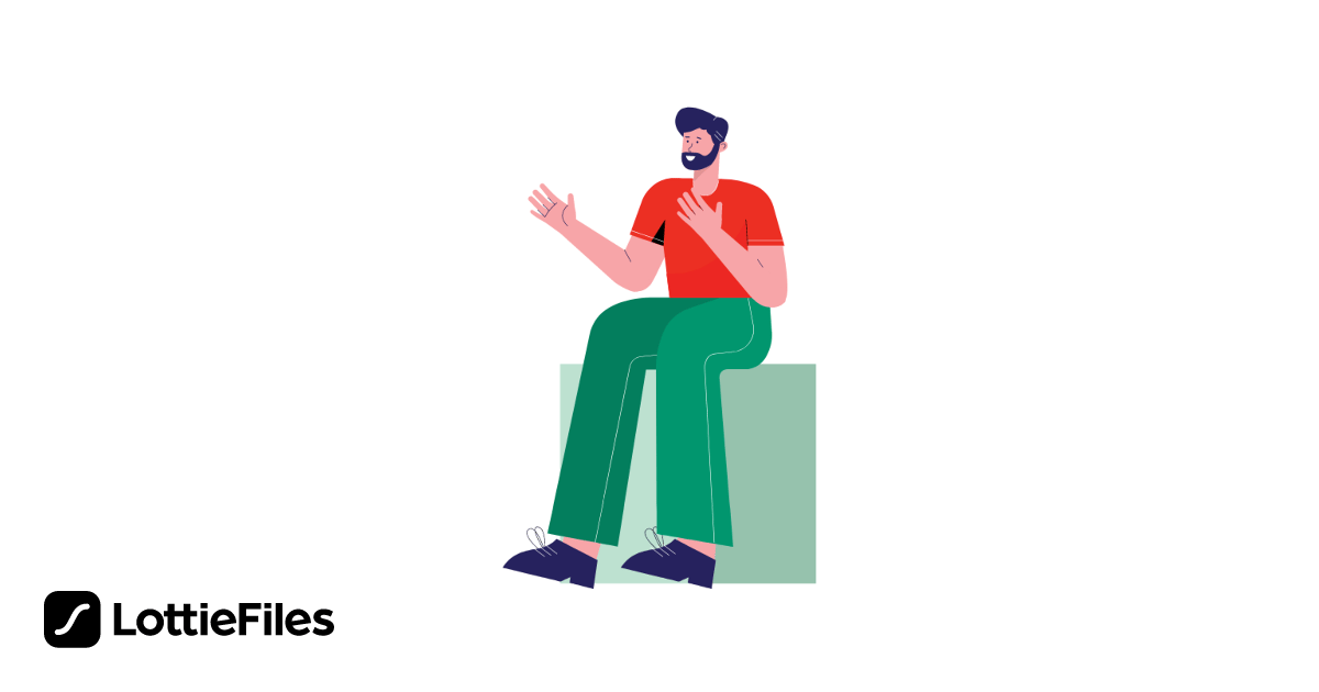 Free Man Talking Animation by Suhayra Sarwar | LottieFiles
