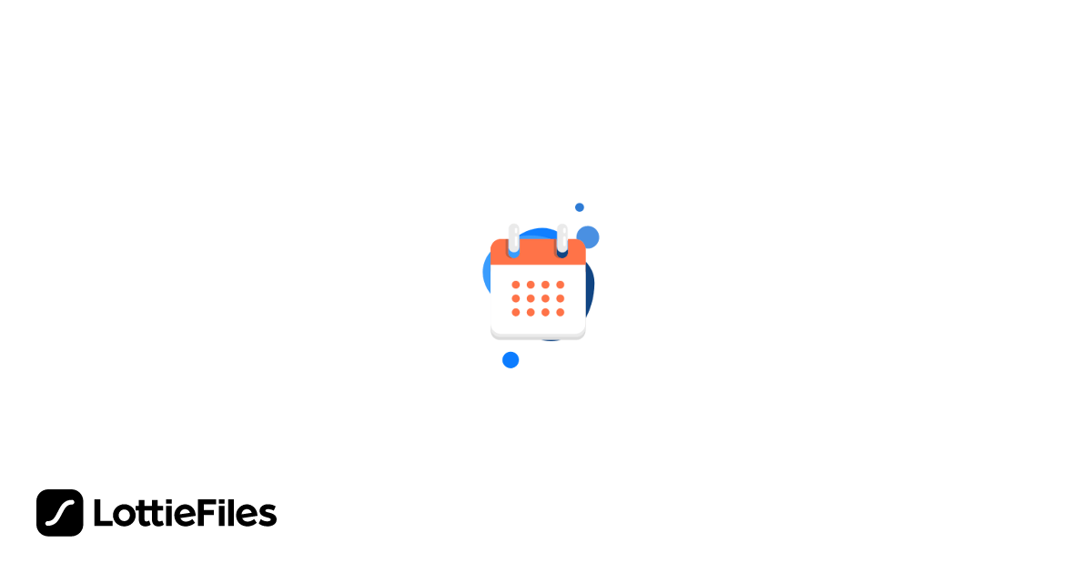 Free Calendar Animation Animation by Paresh Deshpande | LottieFiles
