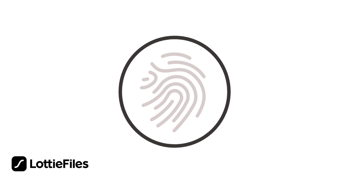 Animación gratuita de fingerprintid de Brook Mrster | LottieFiles