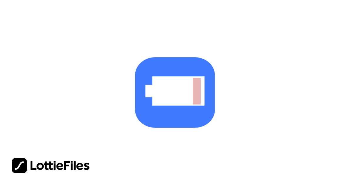 Free low battery Animation Animation by MD Safwan Chowdhury Thahmid ...