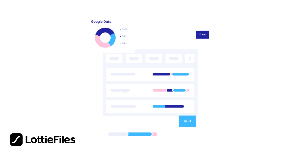 Free Data Visualisation Animation by Dima Zelinskyi | LottieFiles