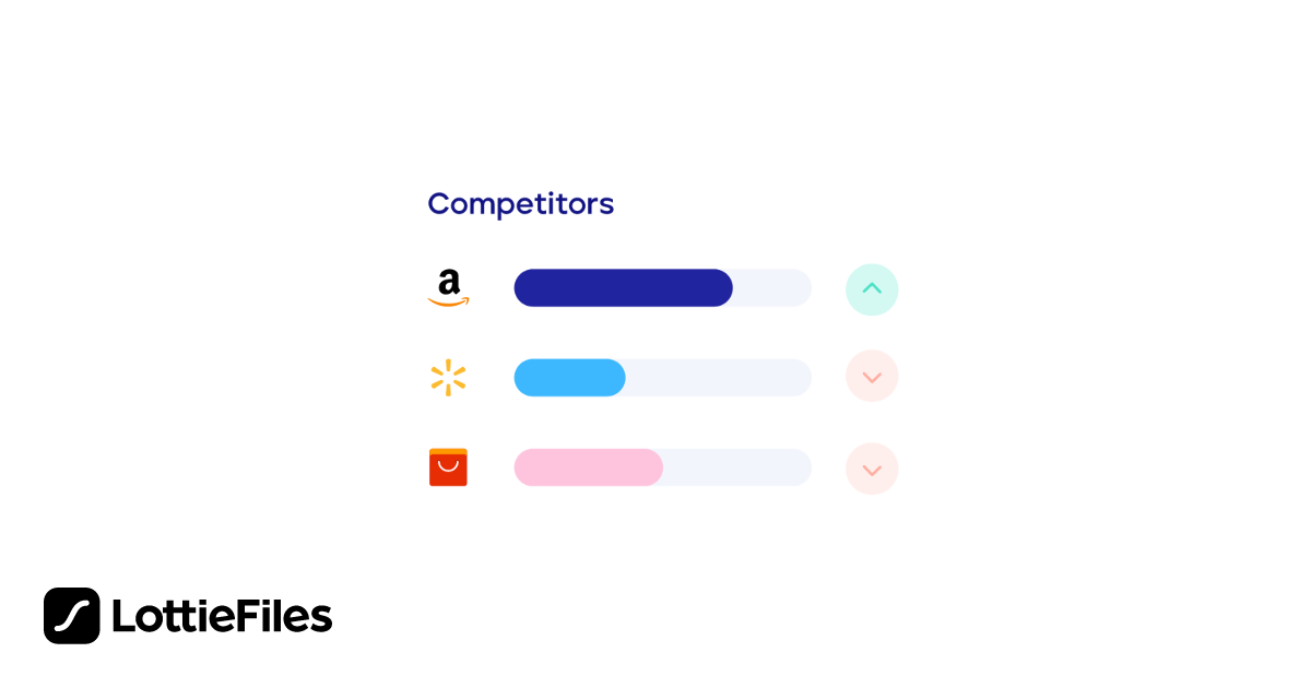 Free Competitors UI visualisation Animation by Dima Zelinskyi | LottieFiles
