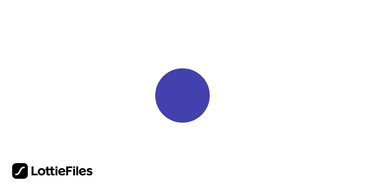 Free Blue dot Animation by Suhayra Sarwar | LottieFiles