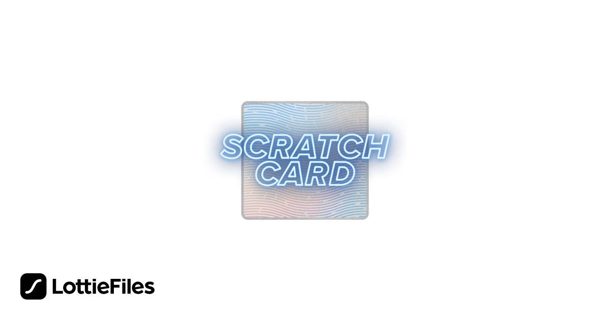 Free Scratch card Animation by Simon Bonsirven | LottieFiles