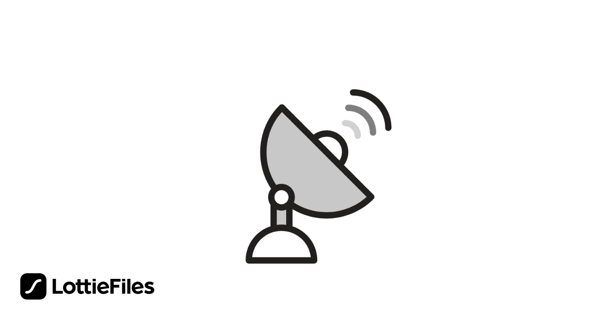 Free Satellite Dish Radar Animation by Bhargav Savaliya | LottieFiles