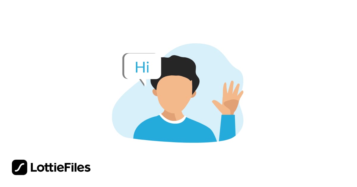 Free Hi Hola Animation by MANSOURI | LottieFiles