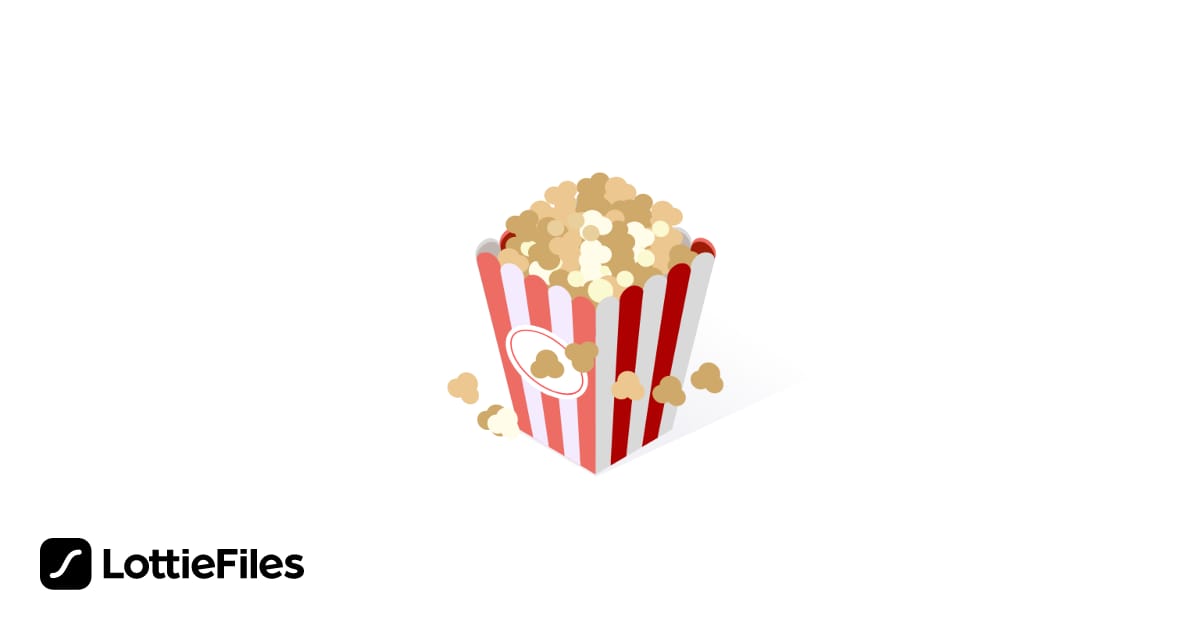 Free Popcorn Animation by James Maloney | LottieFiles
