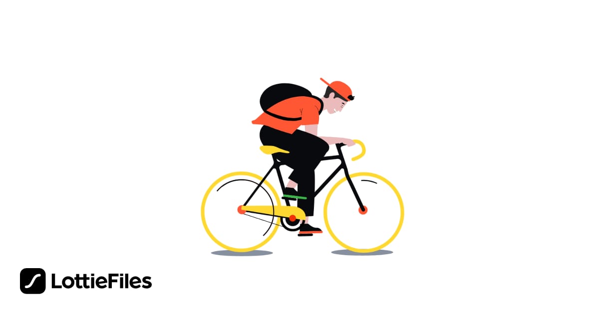 Free Cycler Animation by Adarsh Sharma | LottieFiles