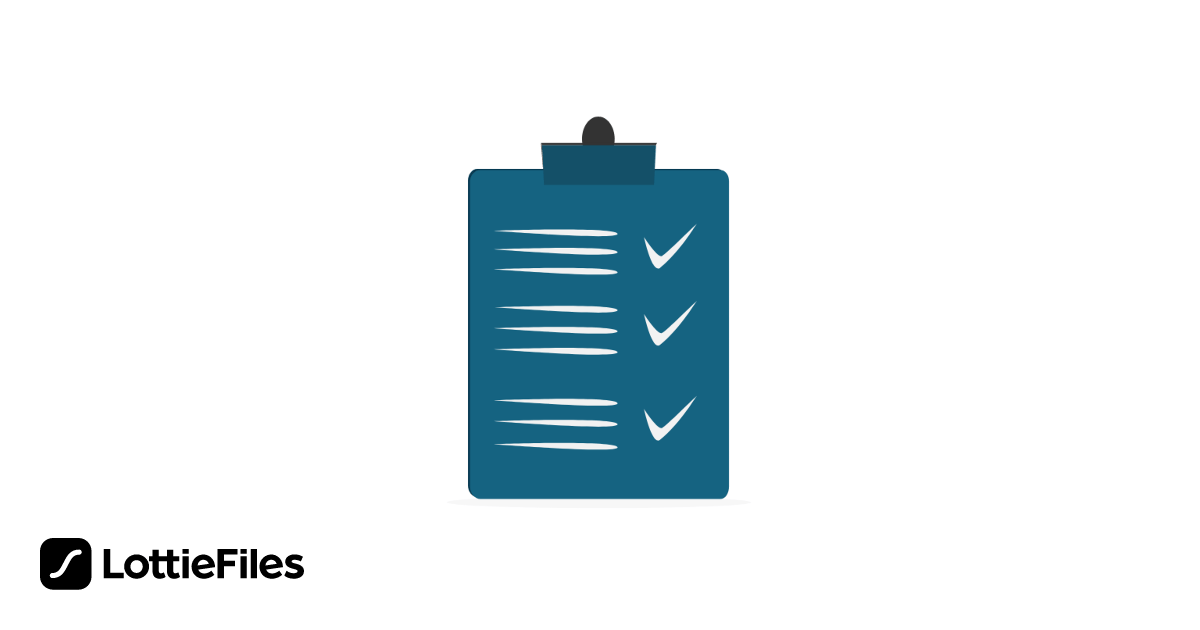Free Check File Animation by Ali Sheryn | LottieFiles
