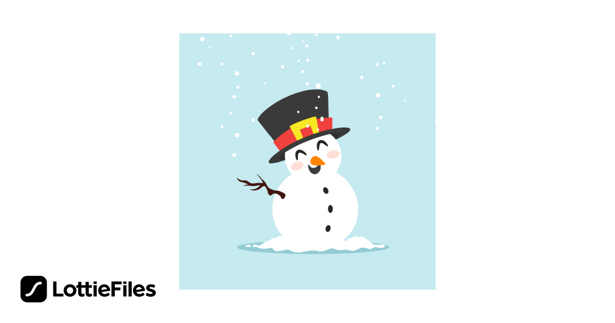 Free Snowman Animation by Bashir Ahmad | LottieFiles