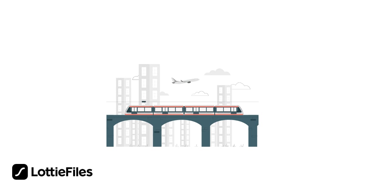 Free Metro Rail Animation by Ridwan Ridun | LottieFiles