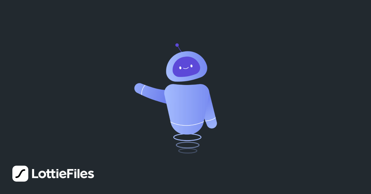 Free Robot Wave Animation by Irby Pace | LottieFiles