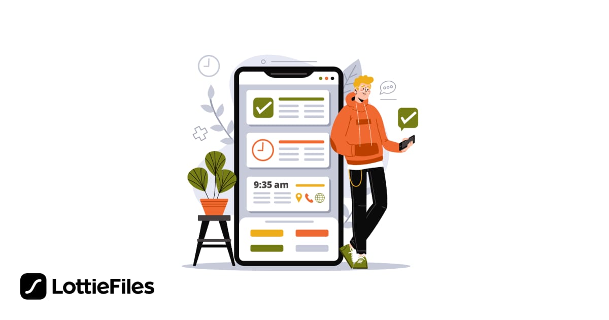 Free Appointment booking with smartphone Animation by Abdul Latif ...