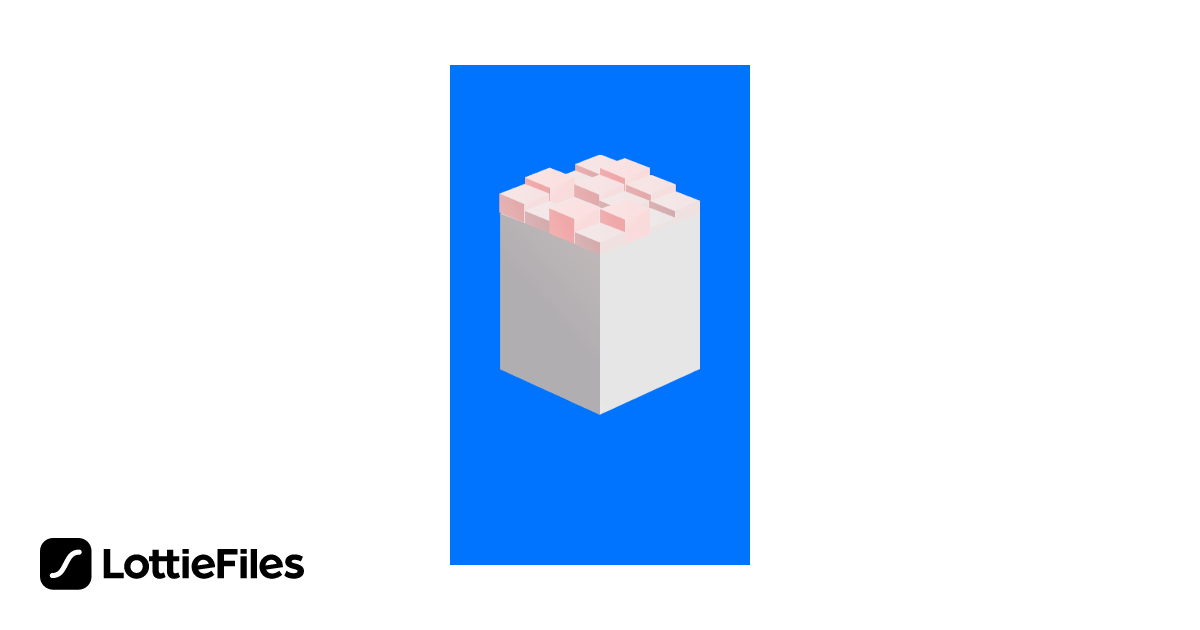 Free 3D Cubes Loader Animation by MNZ Motion | LottieFiles