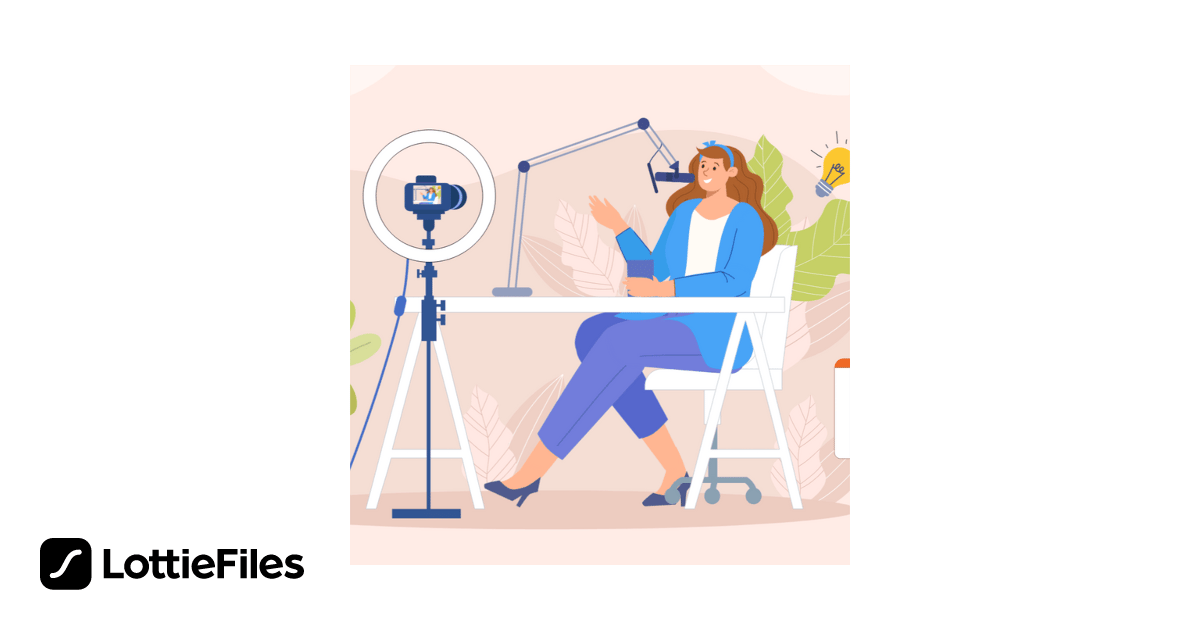 Free influencer Animation by Aniee | LottieFiles