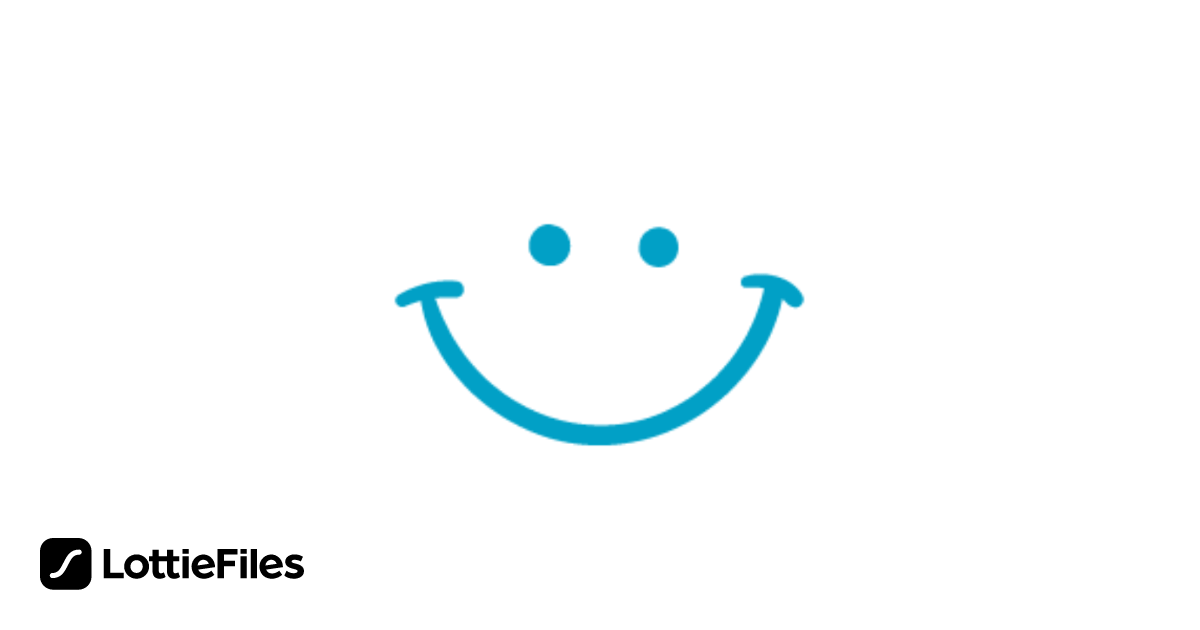 Free Blue Smile Animation by Nick Bowers | LottieFiles
