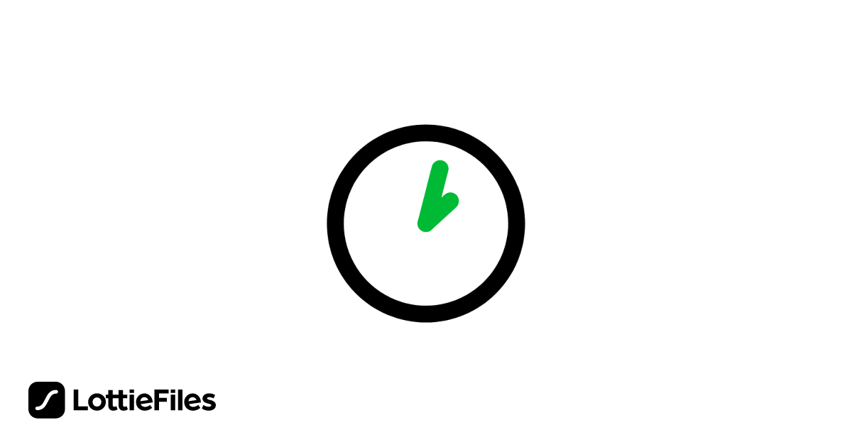 Free Clock Animation by Zedex Studio | LottieFiles
