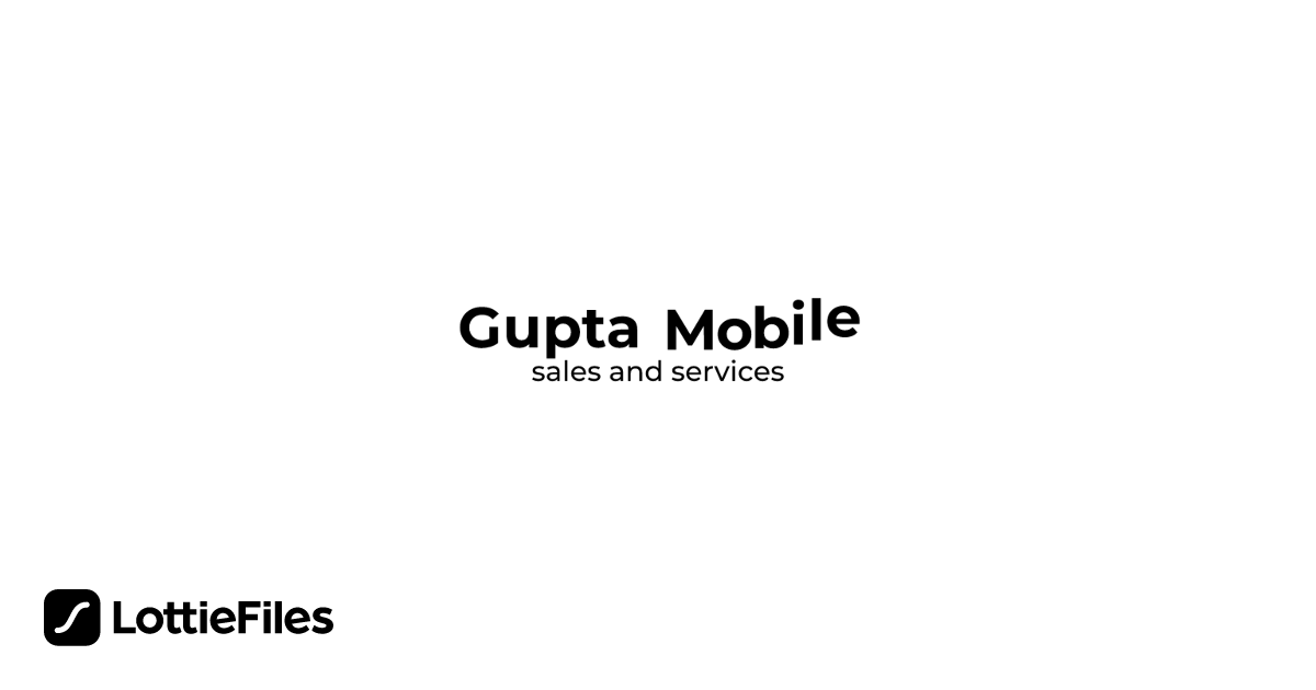 Free Text Animation Animation by Anshu Raj | LottieFiles