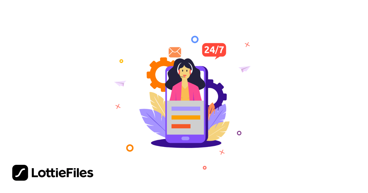 Free call center support Animation by SM Rony | LottieFiles