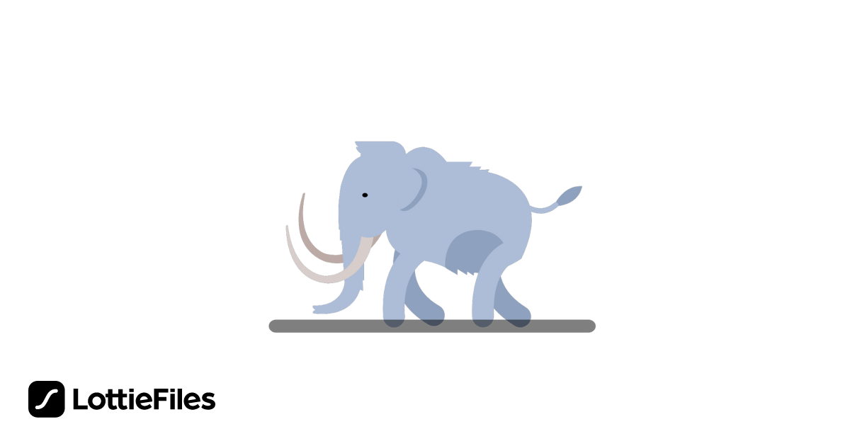 Free Walking Elephant Animation by Bashir Ahmad | LottieFiles