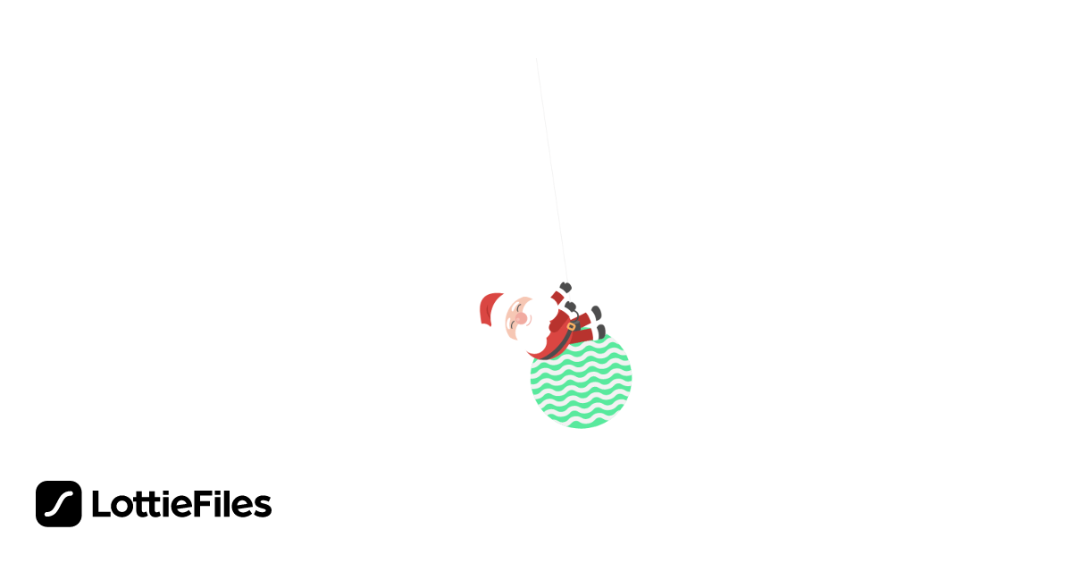 Free Santa Swing Animation by Sarah Mazloum | LottieFiles