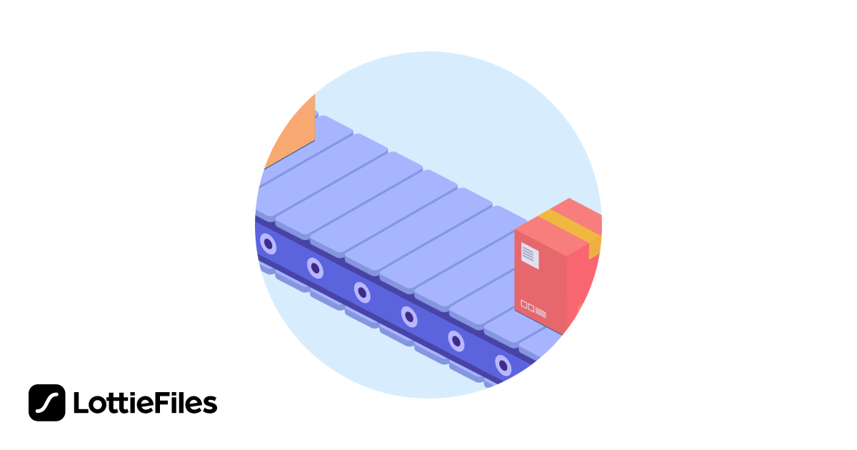Free Conveyor belt Animation by Five dimension studio | LottieFiles