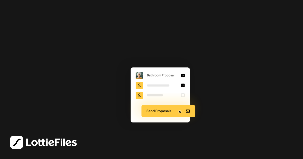 Free Proposal Animation by Mo Rad | LottieFiles