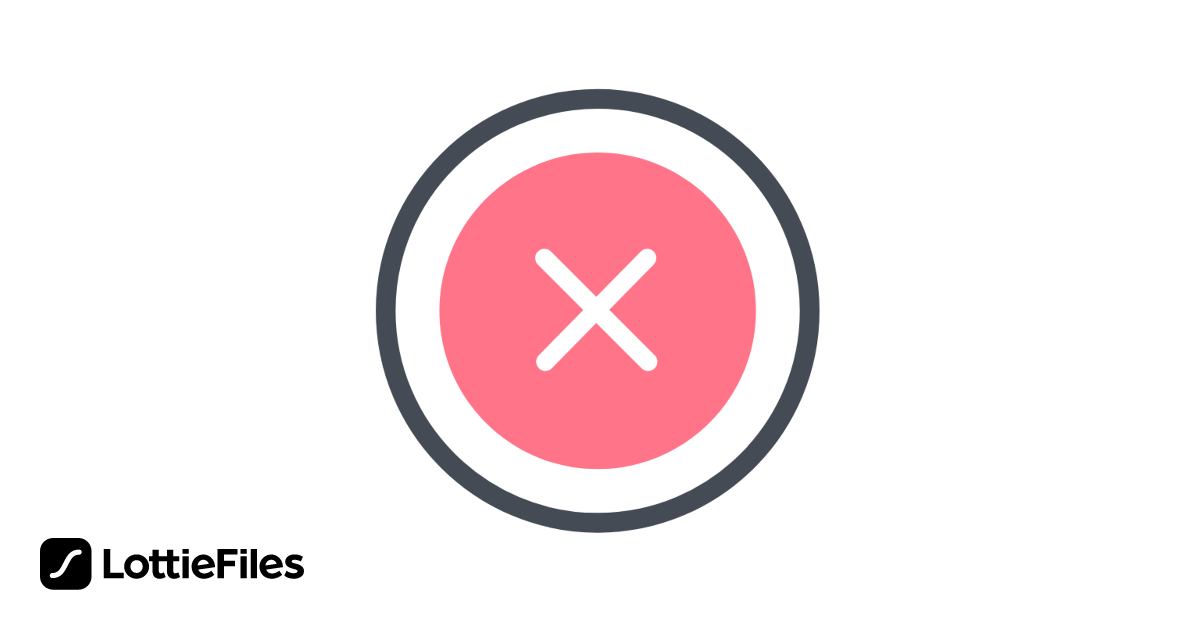 Free Close Button Animation by Sergey Polyakov | LottieFiles