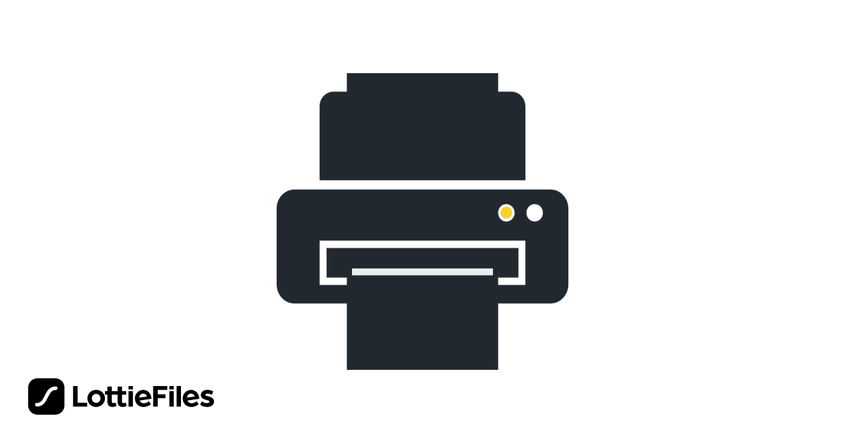 Free Printer Animation by MOHAMMAD SH | LottieFiles