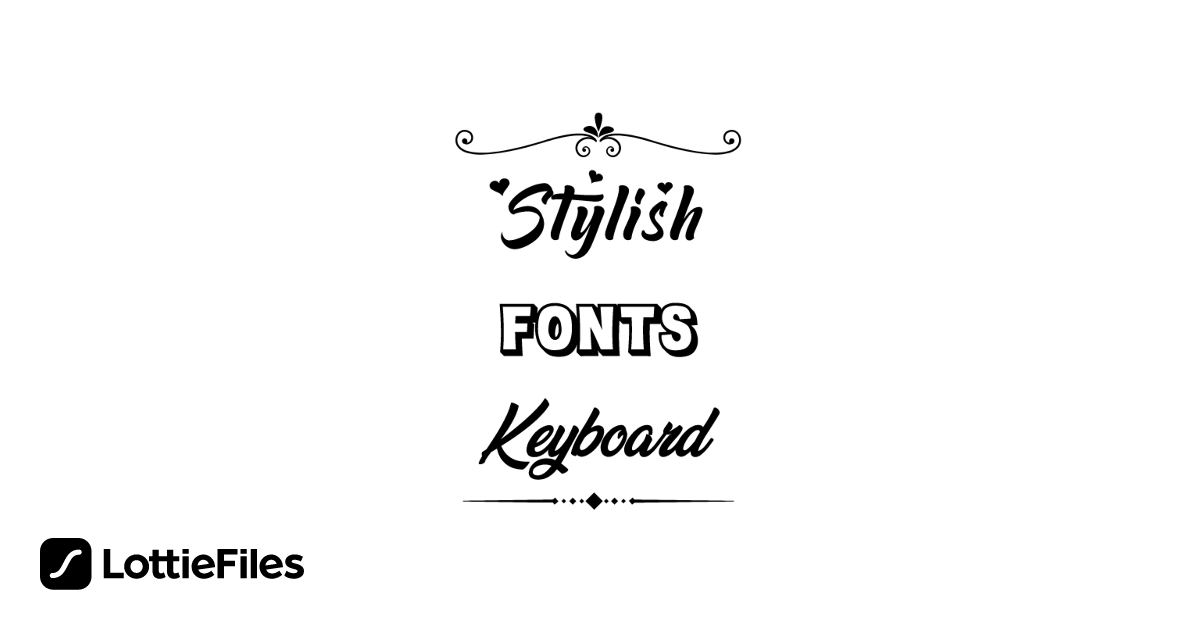 Free splash animation (fancy fonts keyboard) Animation by Basheer Ahmad ...