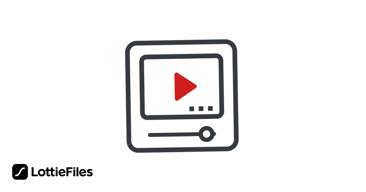 Free video player and music player Animation by Faizan Malik | LottieFiles