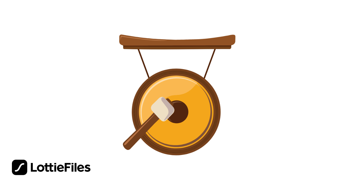 Free Gong Animation by Alesia Darsht | LottieFiles