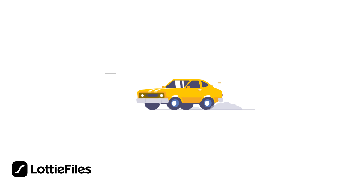 Free Yellow Car Loading Animation by Ahsan Mustafa | LottieFiles