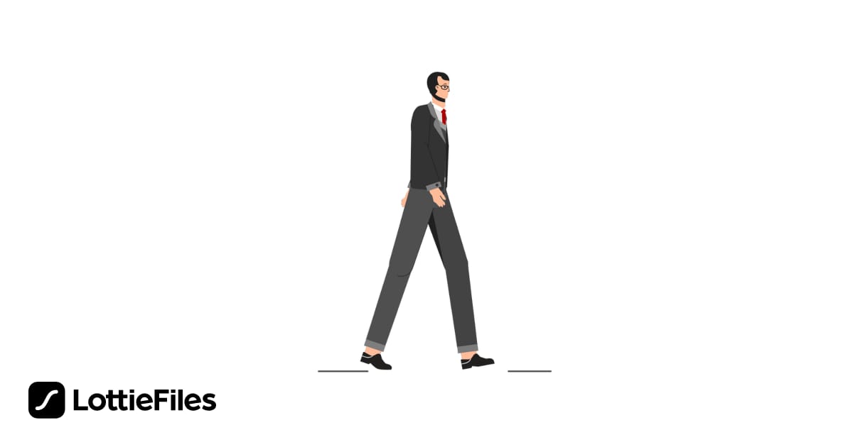 Free Walking to Work Animation by Wildan Trinanda | LottieFiles