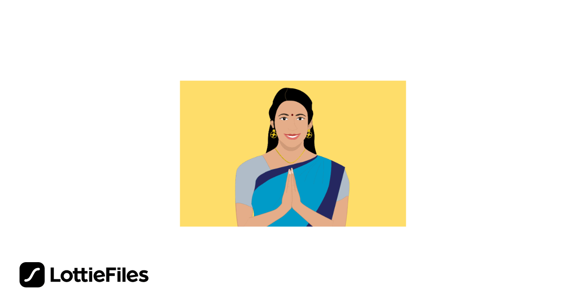 Free Namaste Animation by Anandita Punj | LottieFiles