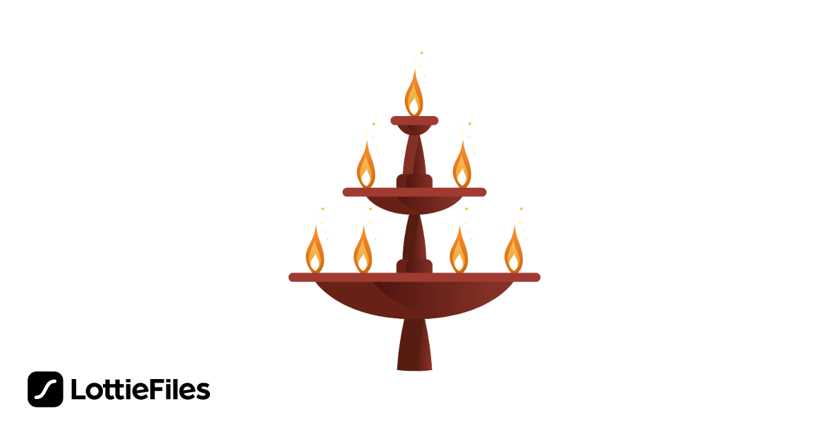 Free Candles stand Animation by Vishal Sehgal 🆚 | LottieFiles