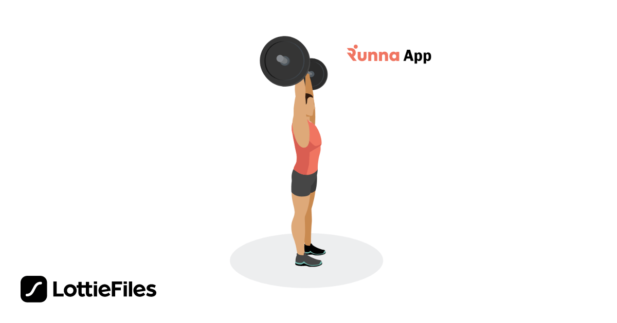 Free Double Arm Clean and Press Barbell Animation by Dinh Bui Xuan ...