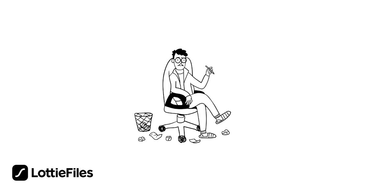 Free Designer Thinking Animation by Ismael Menendez | LottieFiles