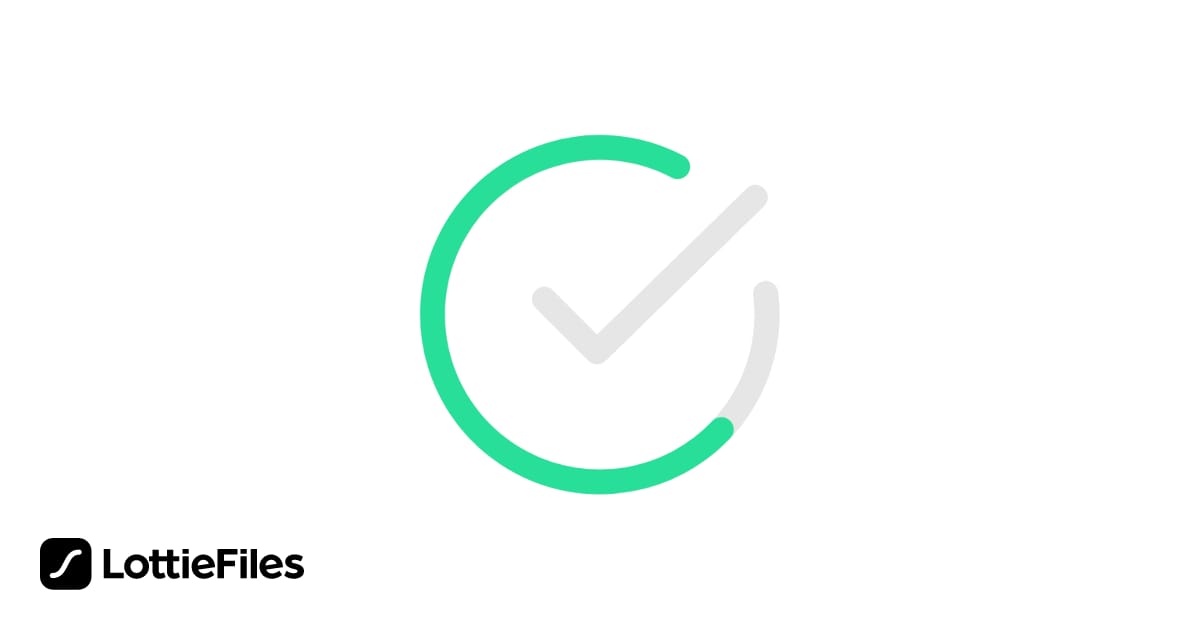 Free Check Icon Animation by ompuii varte | LottieFiles