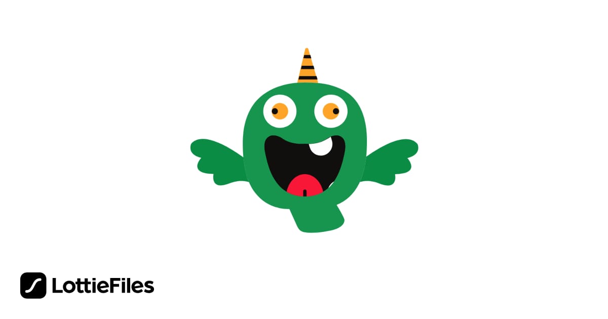 Free Halloween Monster Flying Animation by Tam Doan | LottieFiles