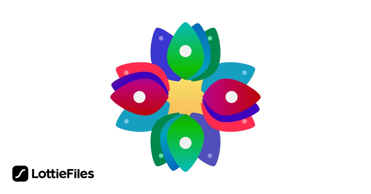 Free Rangoli Loader ⨕ Animation by Vishal Sehgal 🆚 | LottieFiles