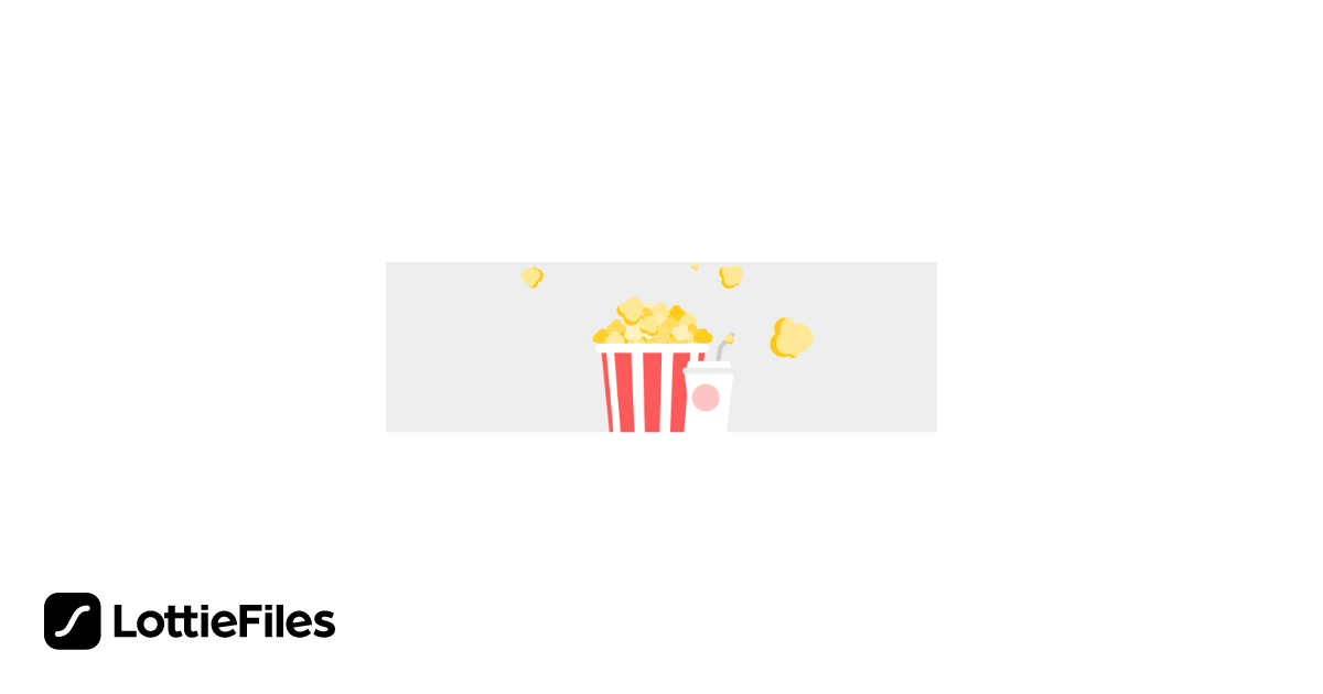 Free Popcorn Animation by design 2dub | LottieFiles