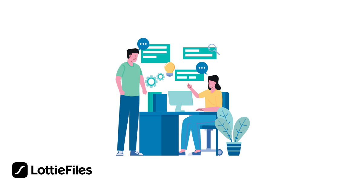 Free Business people creating project Animation by Abdul Latif ...