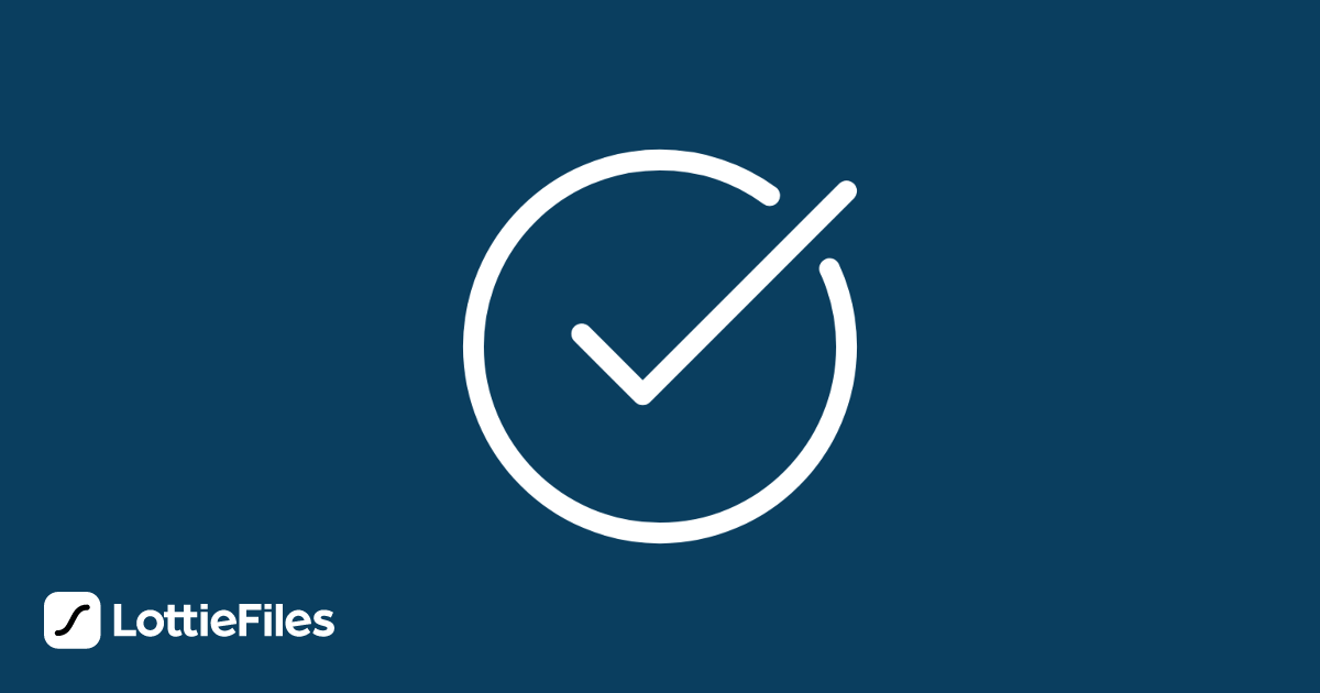 Free Done and Check icon Animation by Correct Technology | LottieFiles