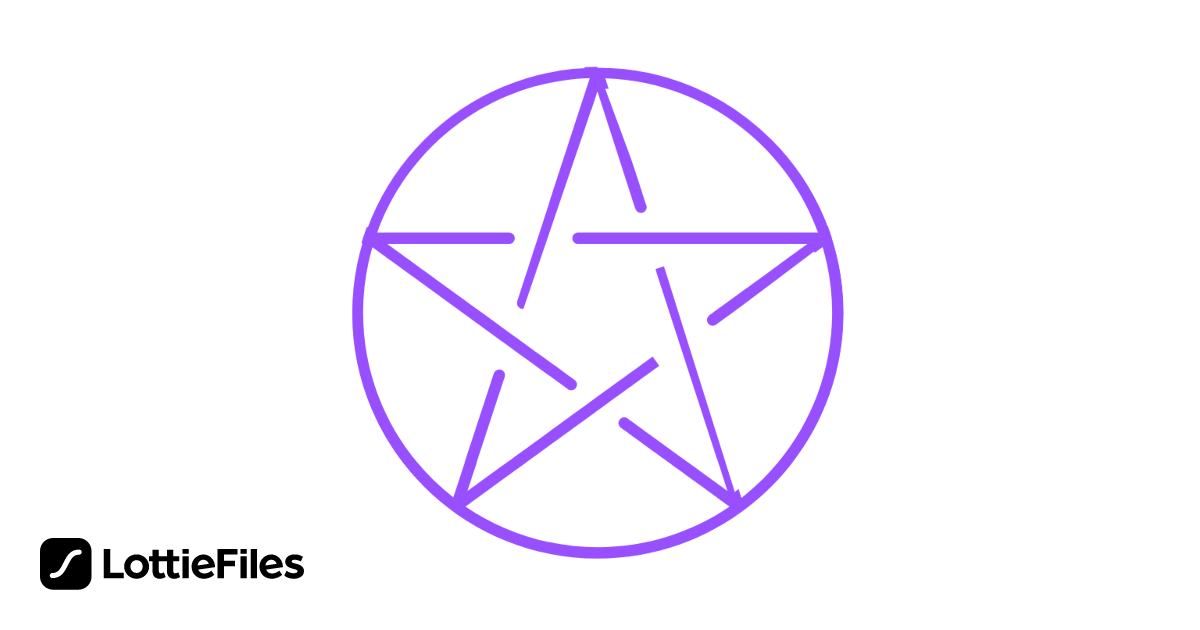 Free Pentagram Animation by Sara Proffit | LottieFiles