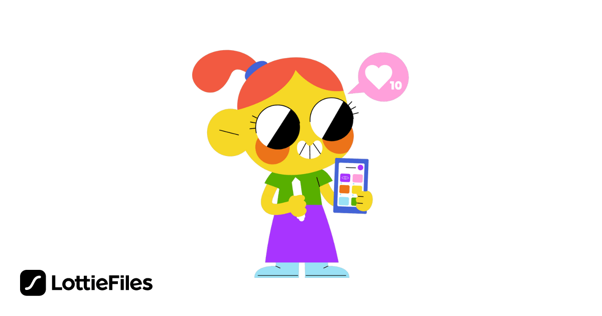 Free Glazed social media stickers Animation by Abdul Latif | LottieFiles