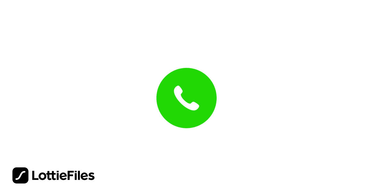 Free calling dialing Animation by Minh TuTran Le | LottieFiles